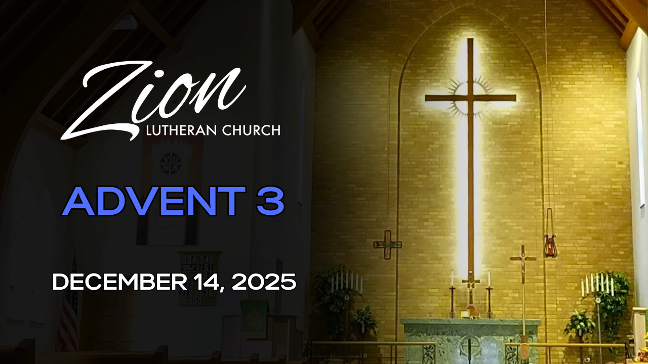 Jesus Is the One | Zion Lutheran Church