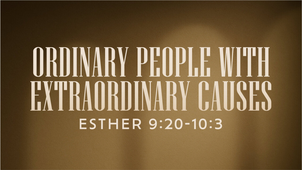 Ordinary People with Extraordinary Causes | Woodside Baptist Church
