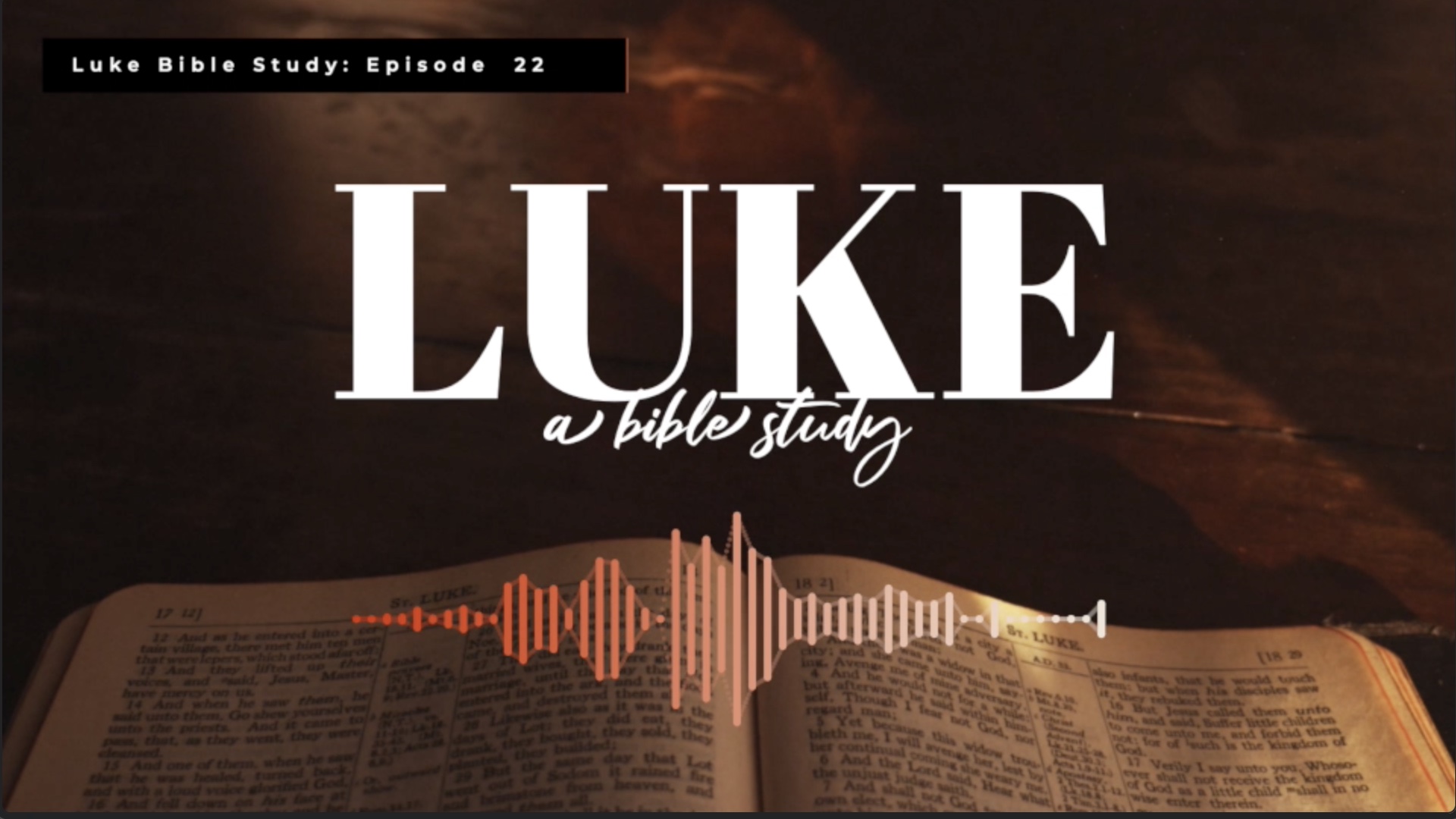Luke Bible Study