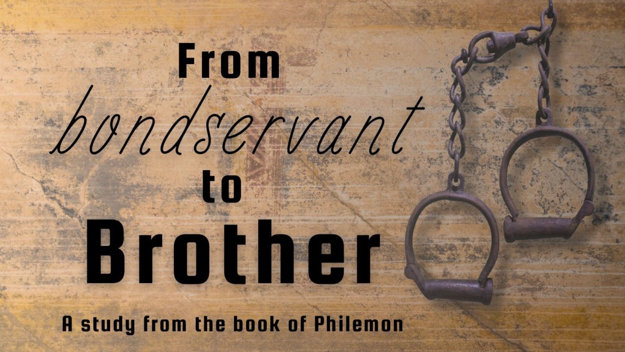 More than a Bondservant | Faithway Baptist Church