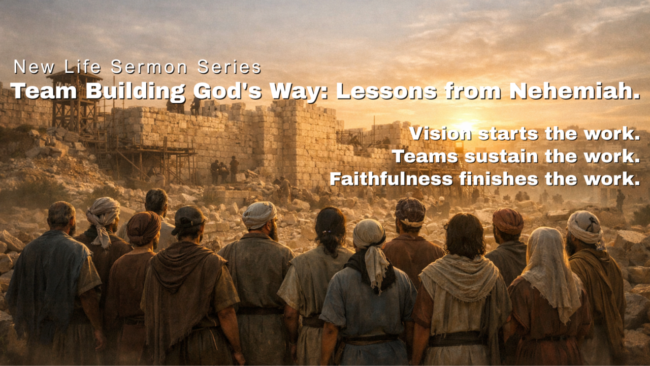 Team Building God's Way: Lessons from Nehemiah Part 1 | New Life ...