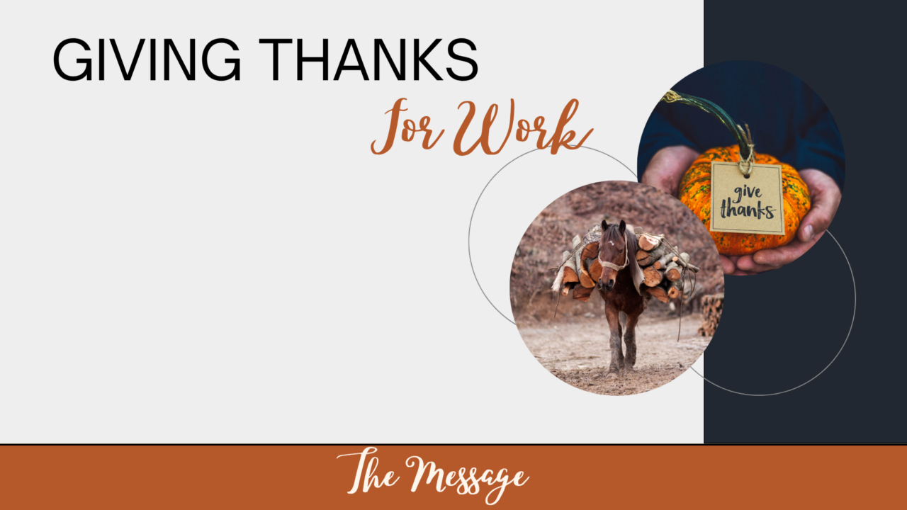 Thank God For Work Amazing Grace Church