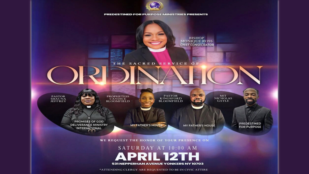 Ordination Service April 2025 | Predestined for Purpose Ministries