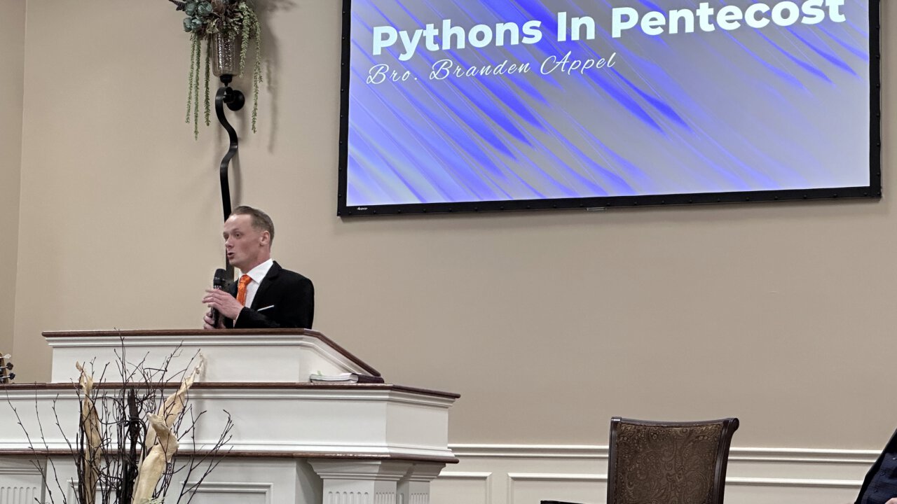 Pythons in Pentecost | The Apostolic Church of Lumberton